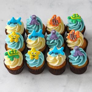 Sea creatures mini cupcakes | by Vanilla Cupcakery