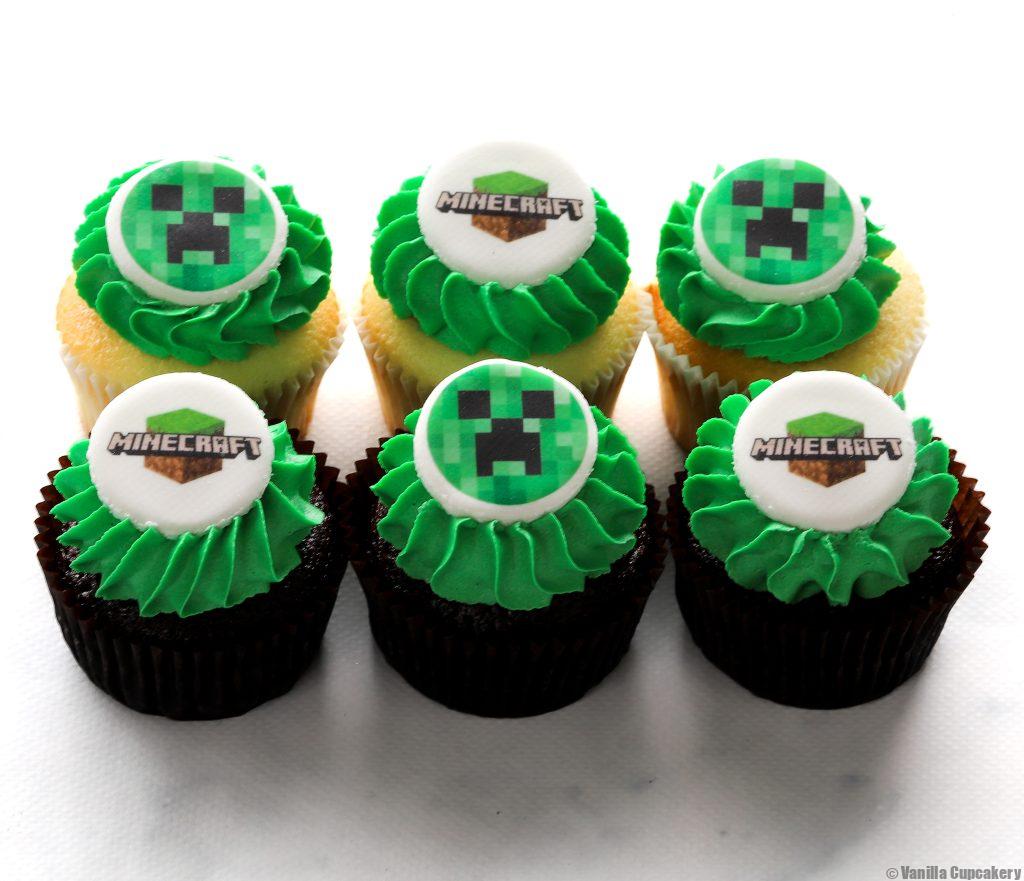 Minecraft Cupcakes (12) | Vanilla Cupcakery
